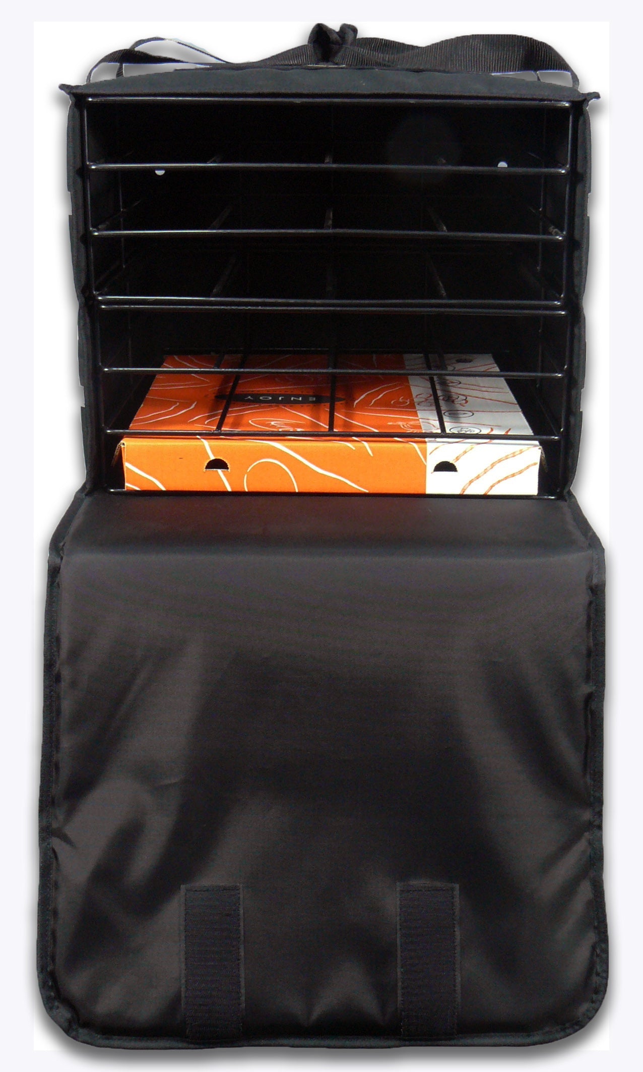 Bagmasters Heavy-Duty Insulated Pizza Delivery Bag - Black Thermal Car ...